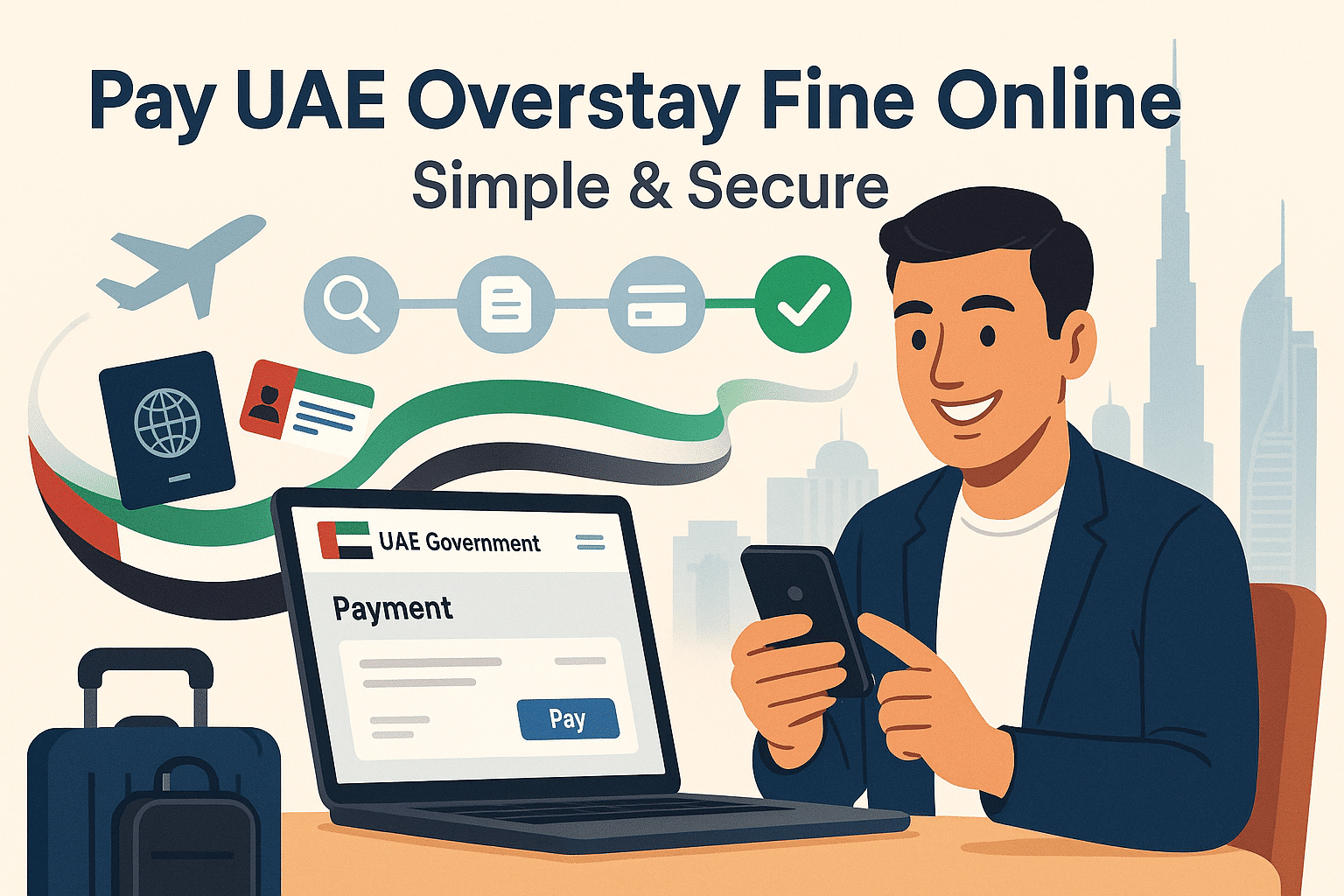UAE Overstay Fine: Pay Online NOW!