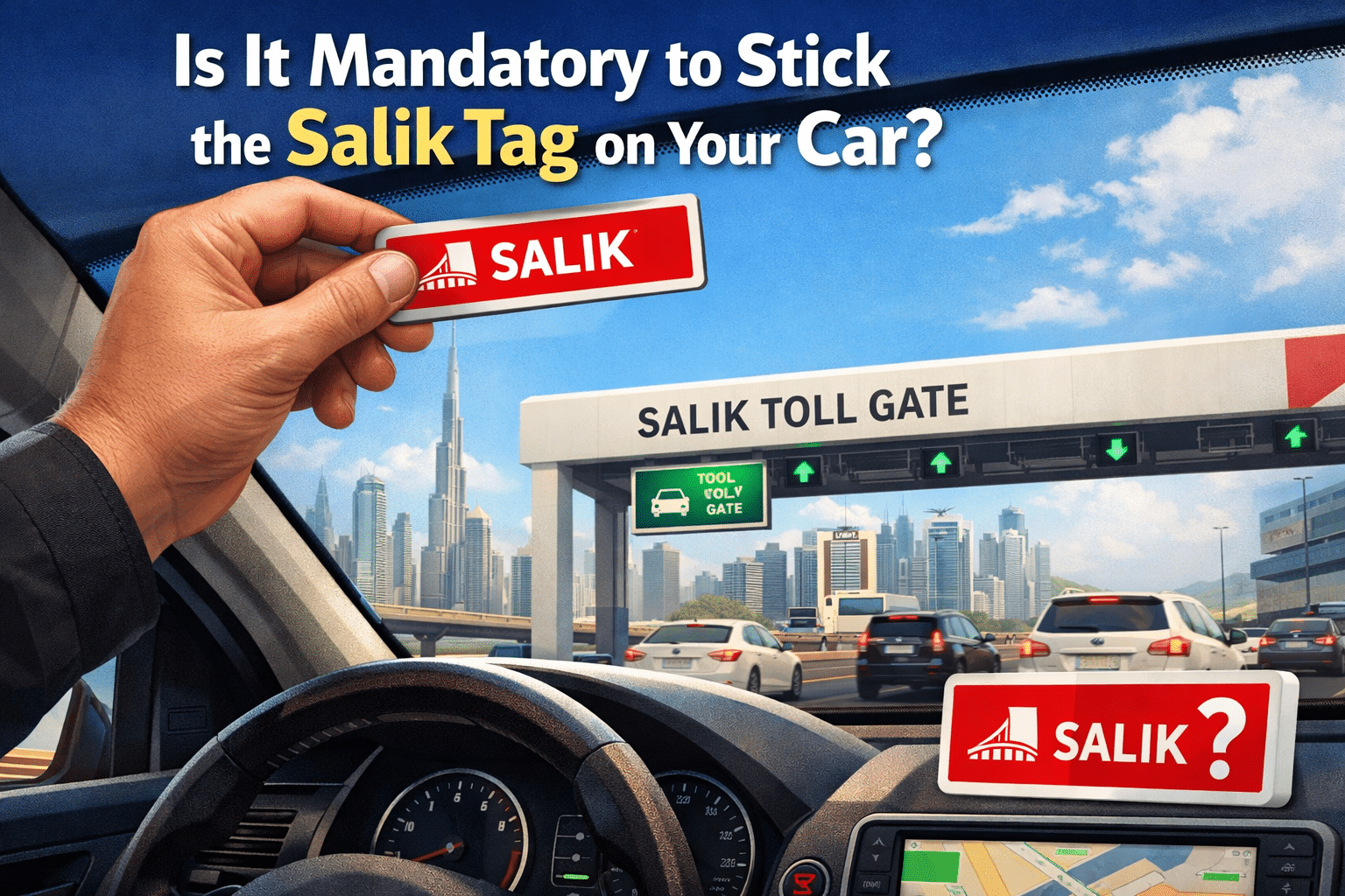 Is It Mandatory to Stick the Salik Tag on Your Car?