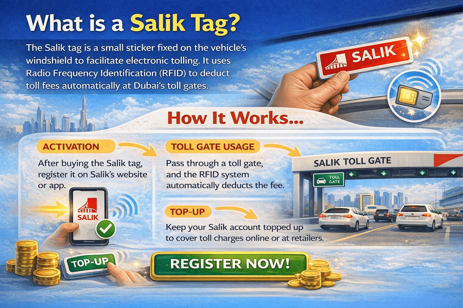 Is It Mandatory to Stick the Salik Tag on Your Car?