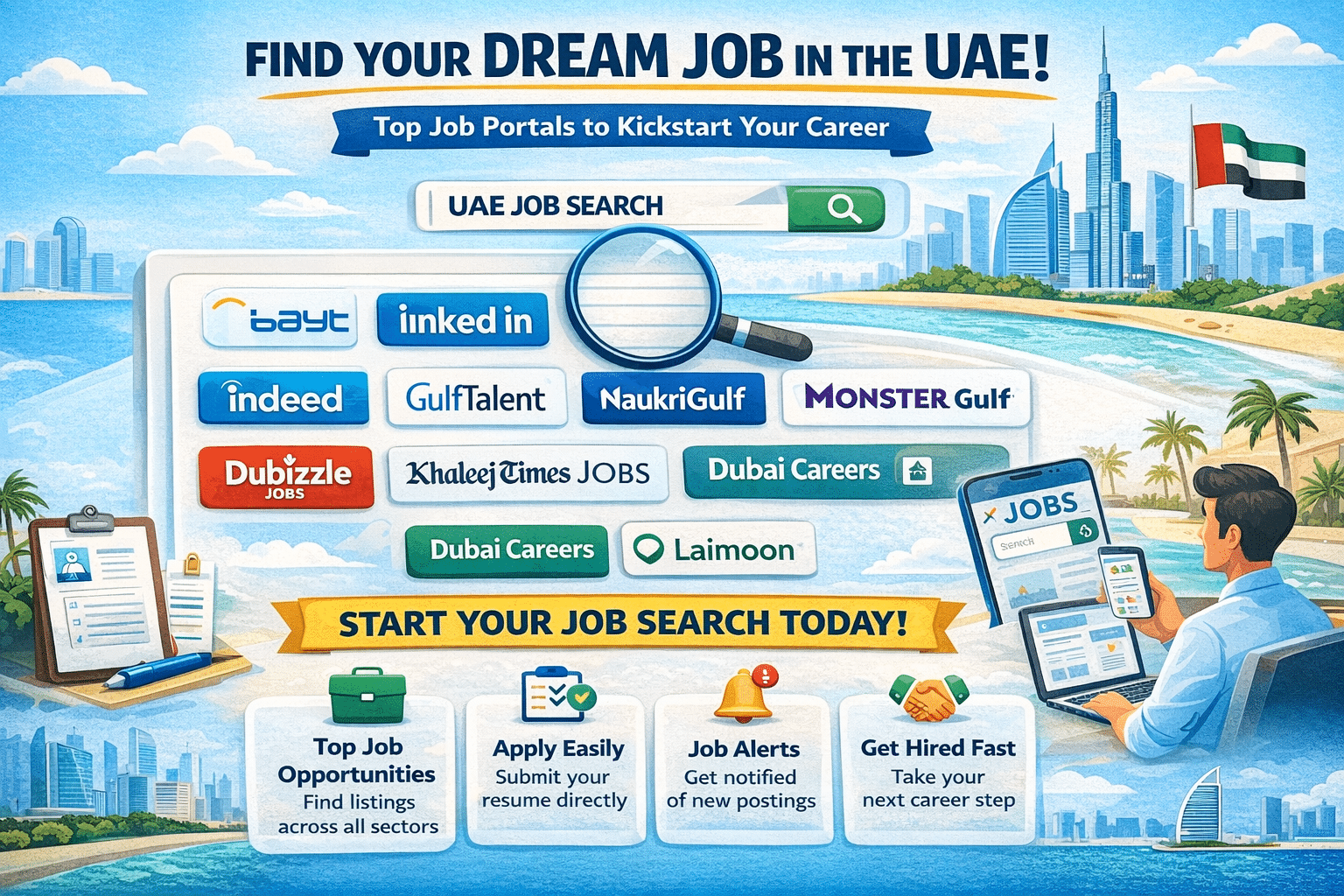 10 Best UAE Job Sites to Get Hired Fast (Apply Now!)