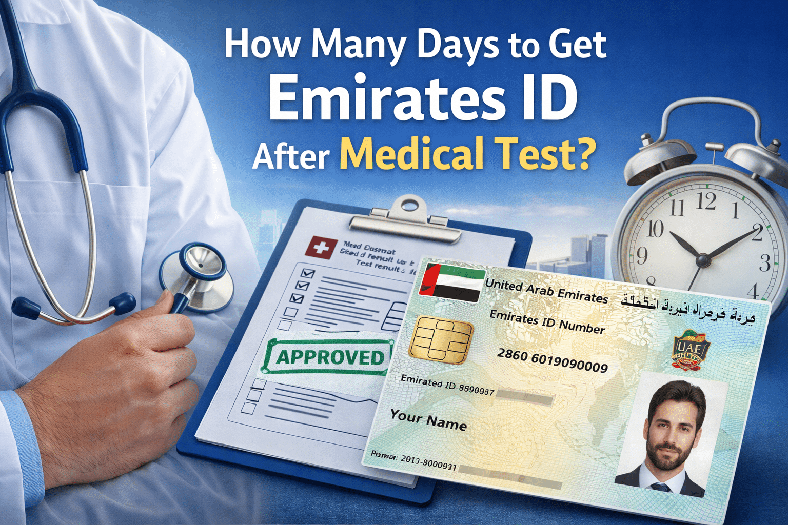How Many Days to Get Emirates ID After Medical Test?