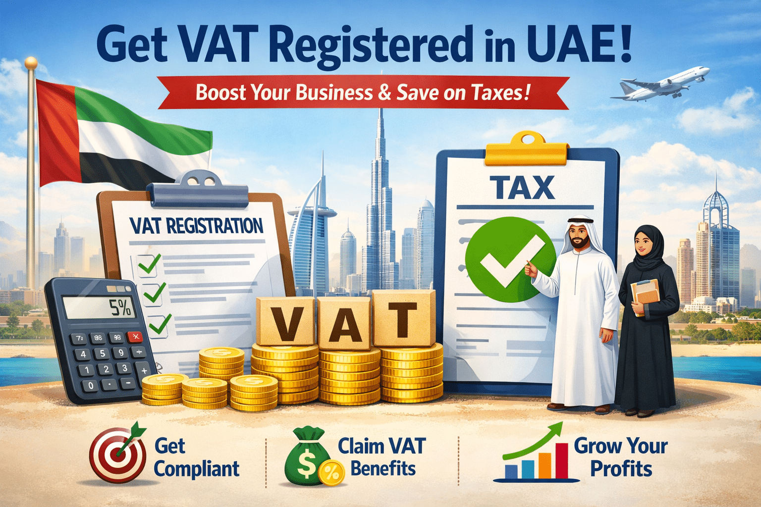 Get VAT Registered in UAE – Avoid AED 10,000 Fine