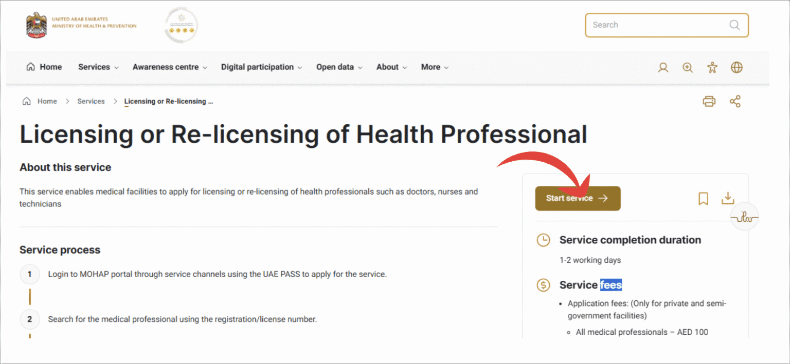 How to Apply for MOH License in UAE (2026 Full Guide)
