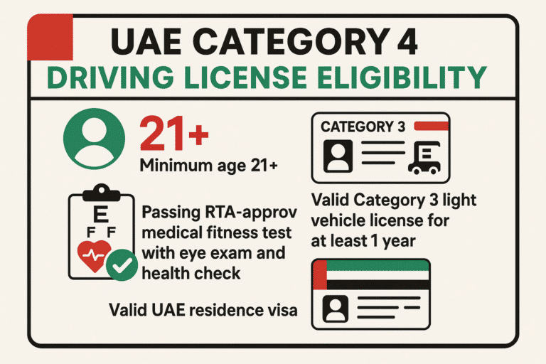 UAE Category 4 License Guide 2026: Drive Heavy Trucks