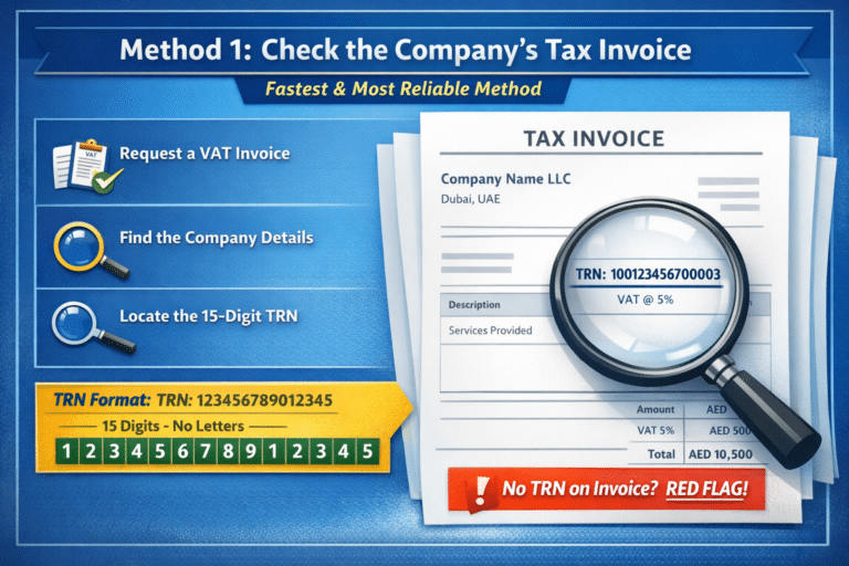 How to Find a Company TRN in UAE (Legal Methods Explained)