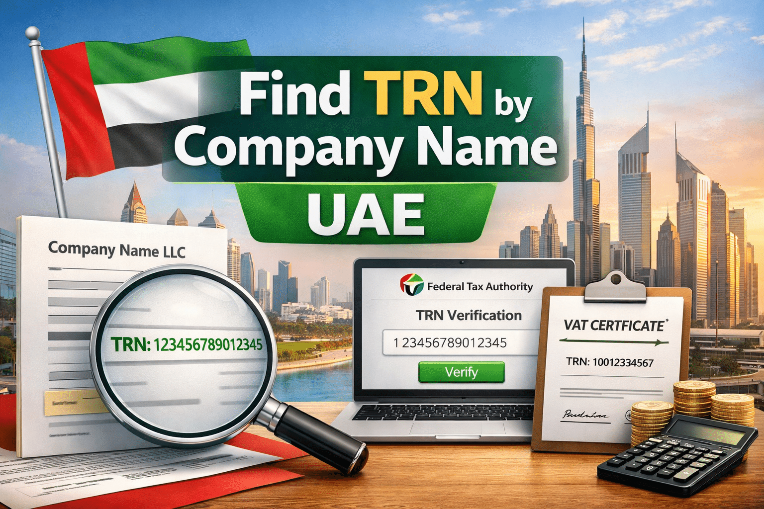 How to Find a Company TRN in UAE (Legal Methods Explained)