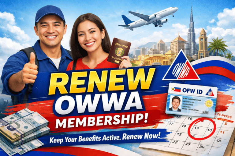 How to Renew OWWA Membership Online (2026 Guide)