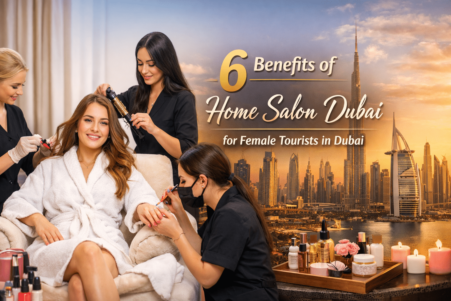 6 Benefits of Home Salon Dubai for Females Tourists in Dubai