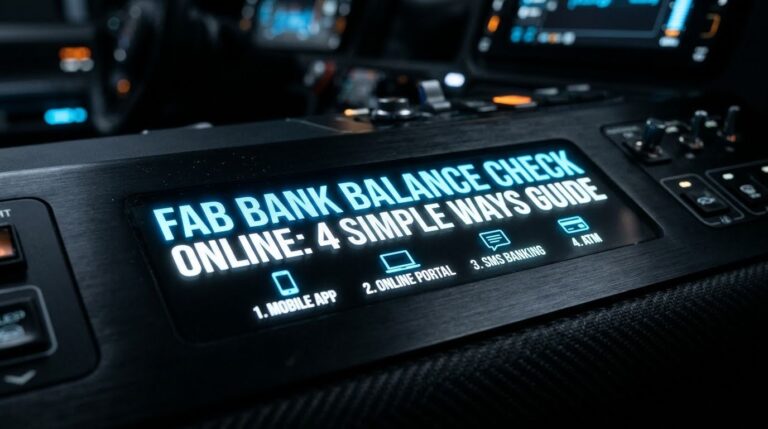 FAB Bank Balance Check Online: 4 Simple Ways Guide